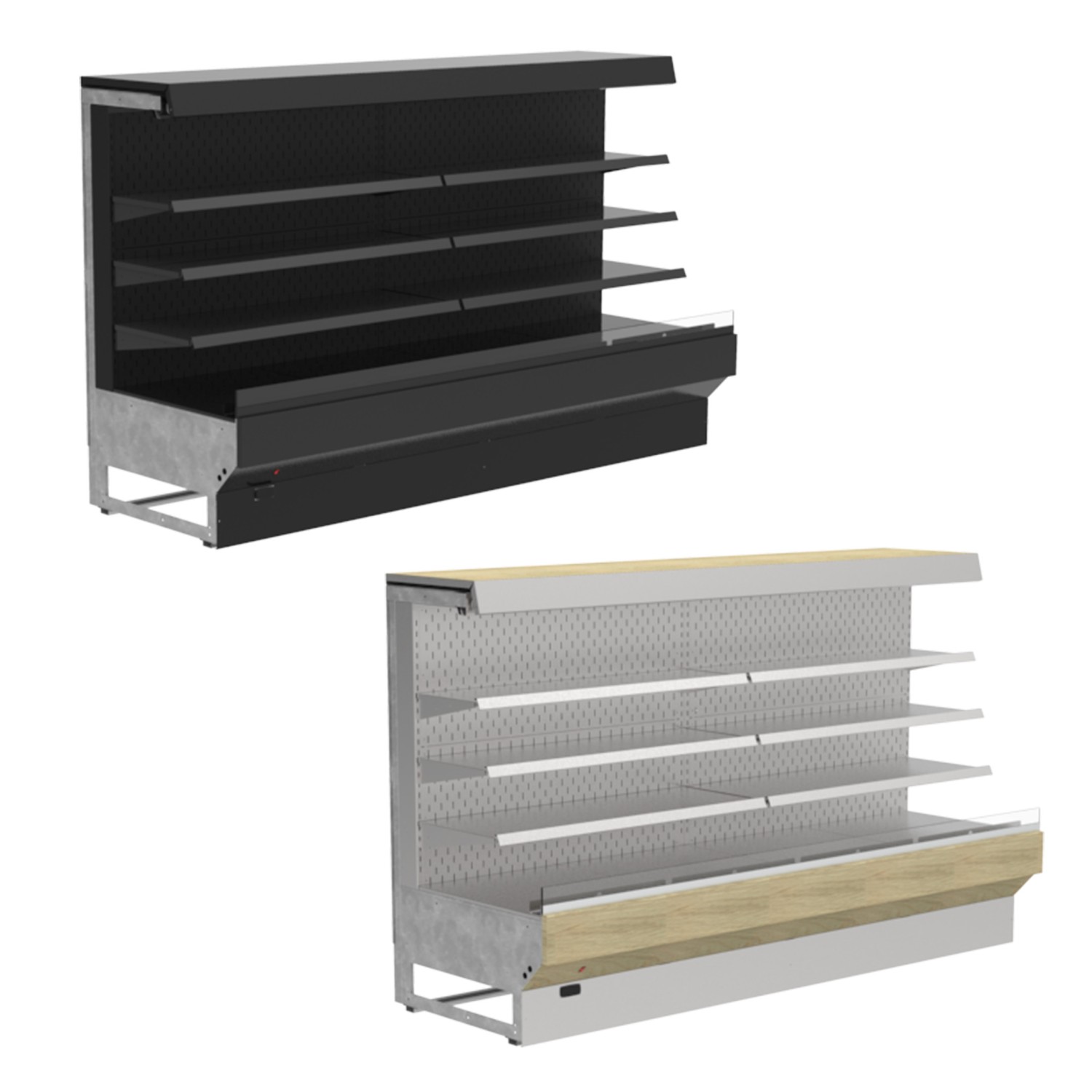 Four Level Upright Self-Service Display | Refrigerated Displays | Self ...